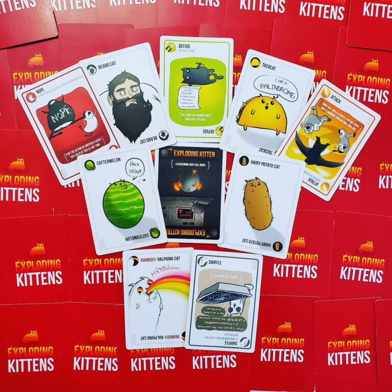 Board Game Review: Exploding Kittens | Engaged Family Gaming